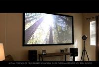 China 120 Inch Fixed Projector Screen , Fixed Frame Projection Screen For Business Presentations for sale