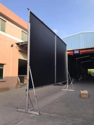 China 16ft Wide X 9ft Tall Fast Fold Screen With Drape Kits With Adjustable Height for sale