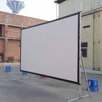 High Quality 200inch 16:9 Outdoor Fast Fold Screen With Full Dress Kit Outdoor Presentation