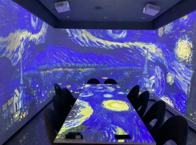 China Proyector láser de proyección inmersiva de 7500 lúmenes, sistema visual holográfico experiencia de la sala de tecnología digital en venta