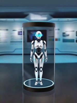 China 3D Hologram Display Equipment Holo Tube Human Size AI Virtual Assistant Holographic Cylinder Display Holo Box for sale
