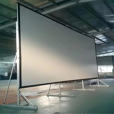 China Large Fast Fold Projector Screen - Portable Front/Rear Projection for Events & Presentations for sale