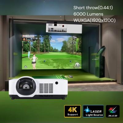 China 6000 Lumens Short Throw Laser Projector / Space Saving Solution for Small to Medium Venues for sale