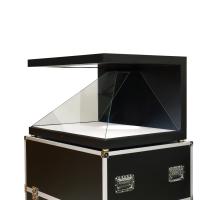 China 3D Holographic Display Boxes Floor Standing 3 Sided Viewing for sale