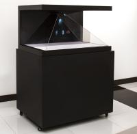China 3D Holographic Display Boxes Floor Standing 3 Sided Viewing for sale