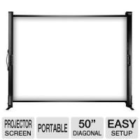 China Electric Fixed Projection Screens For Tabletop Presentation , Retractable for sale