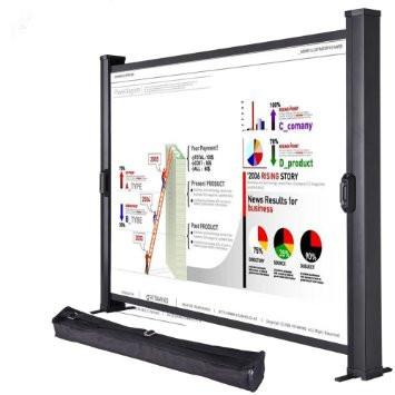 Китай Электрические фикчированные экраны проекции для представления Tabletop, Retractable продается