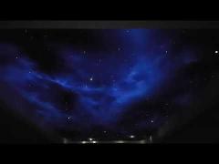 12VDC Polyester Fiber Optic Star Ceiling Panels Caviar Ceiling Acoustic Panel