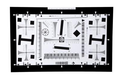 China iso 12233 camera testing chart 2000 lines 8x for sale