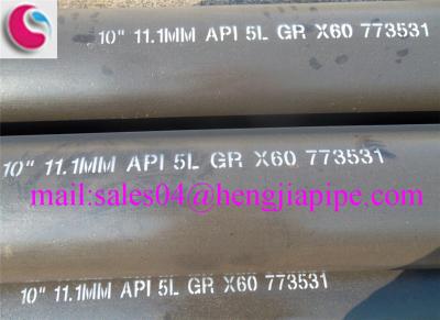 China API 5L GR X60 steel pipes for sale