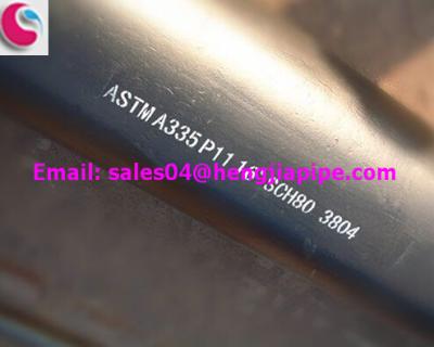 China ASTM A335 P11  steel pipes manufacturer for sale