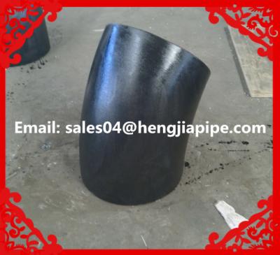 China carbon steel elbow with black paint for sale