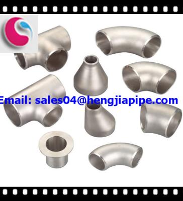 China Stainless steel butt welded pipe fittings for sale