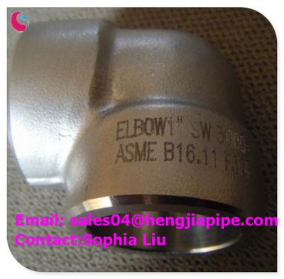China socket welded elbow(1/8''-4'') for sale