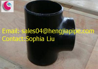 China butt welded straight tee for sale