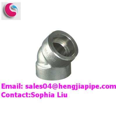 China A105 socket welded 45deg elbow for sale