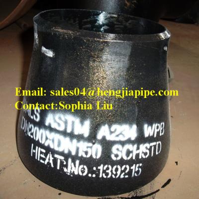 China A234 WPB steel Concentric reducer for sale