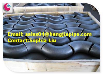 China Stainless steel butt welded elbow/BW seamless elbow for sale