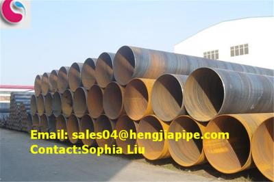 China ASTM A252 SSAW steel pipes for sale