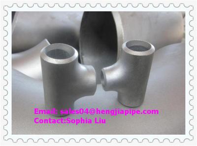 China butt welded straight tee and reducing tee for sale