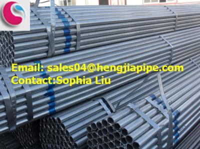 China Galvanized steel pipes with random length for sale