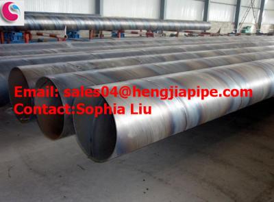 China Spiral welded steel pipes for sale