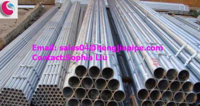 China galvanized round pipe for sale