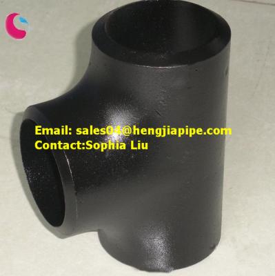 China SCH40 ASTM A234 WPB tee for sale