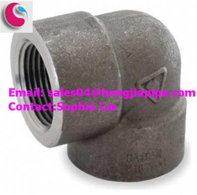 China A105 90deg forged threaded elbow for sale