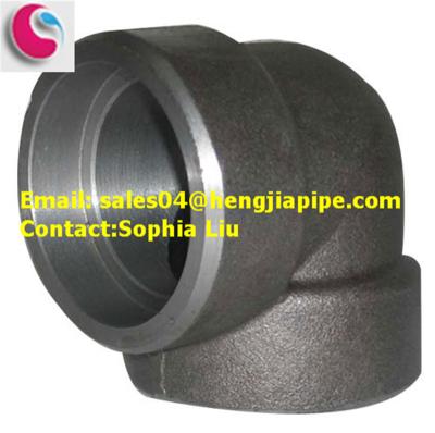 China ASME B16.11 forged steel elbow for sale