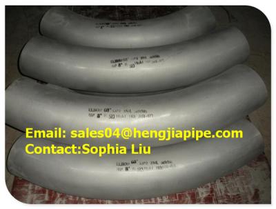 China stainless steel ASTM A312 TP316L R=5D elbow/bend for sale