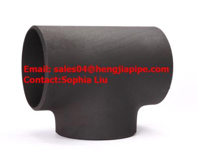 China seamless teel in material ASTM A234 WPB type: equal & reducing for sale