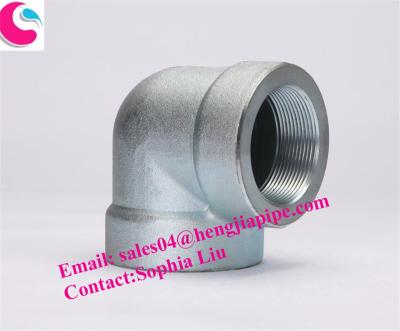 China 1/8''-4'' 45deg threaded elbow forged elbow for sale