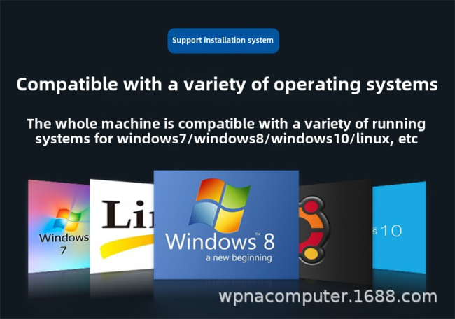 Mini industrial computer top view