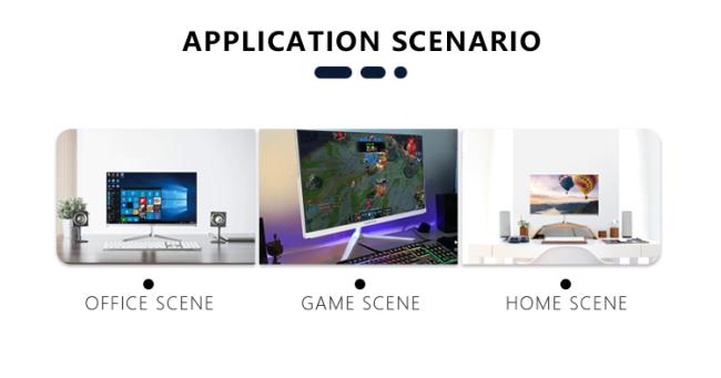 Desktop setup with keyboard and mouse