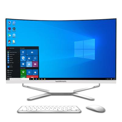 Chine SSD 128G/256G/512G Core I3 I5 I7 Les ordinateurs de bureau de jeu tout-en-un pour un écran courbe personnalisé à vendre