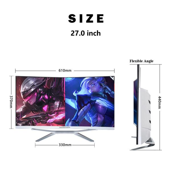 24'27' 커브드 올인원 PC 8GB 16GB 32GB 램 512 Gb Ssd 코어 I7 I5 I3 슈퍼마켓용 프로세서