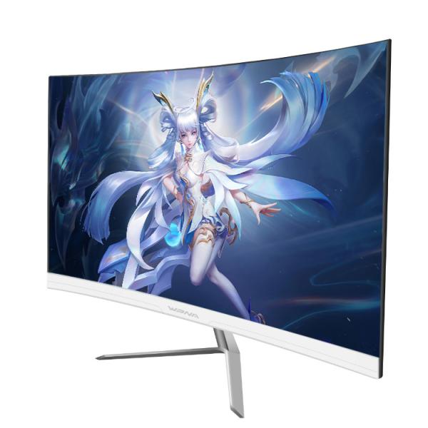Quality Super Thin Slim Desktop LED LCD Curved Screen Monitor 32'' Full HD With Speaker for sale