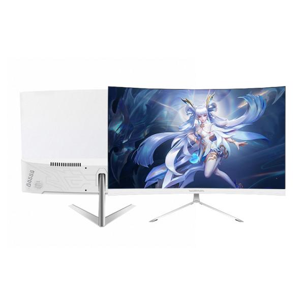 Quality Super Thin Slim Desktop LED LCD Curved Screen Monitor 32'' Full HD With Speaker for sale