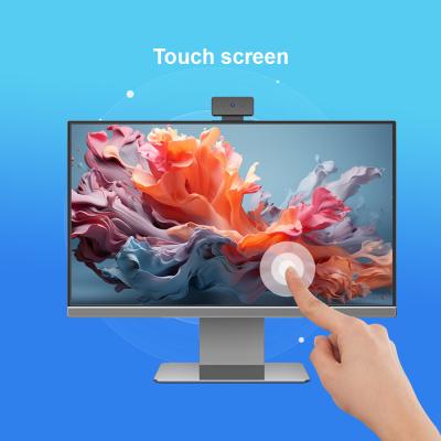 Cina 23.8 27 All-in-One Desktop Computer con sistema operativo Windows 10 e frequenza da 2,0 GHz a 3,9 GHz in vendita