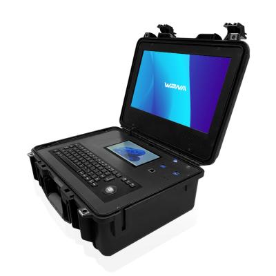 China NFC 1D 2D Barcode Scanner Rugged Custom Computer 15.6inch With 13000mah Battery for sale