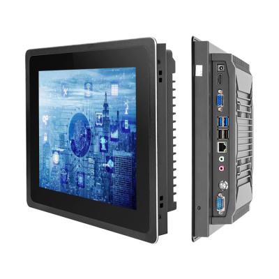China Incorporado 15 pulgadas de pantalla táctil industrial PC, Ip65 pantalla táctil monitor I3 4G 128G en venta