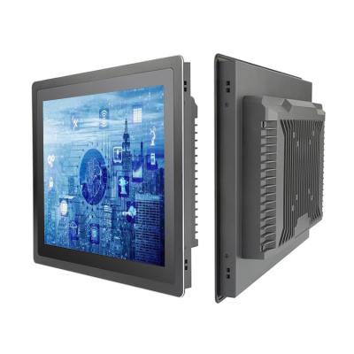 China Incorporado 15 pulgadas de pantalla táctil industrial PC, Ip65 pantalla táctil monitor I3 4G 128G en venta