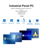 China Embedded Computer 18.5 Inch All-in-one Panel PC with 10-Point Capacitive Touch Screen for sale