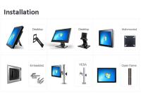 China Industrial Pc Touch Screen All In One Panel Pc Waterproof Sunlight Readable Android/window for sale