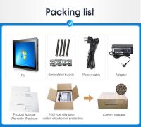 China Industrial Pc Touch Screen All In One Panel Pc Waterproof Sunlight Readable Android/window for sale