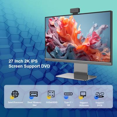 China Intel Core i7 todo en uno PC 23.8 27 pulgadas IPS Business Computer en venta