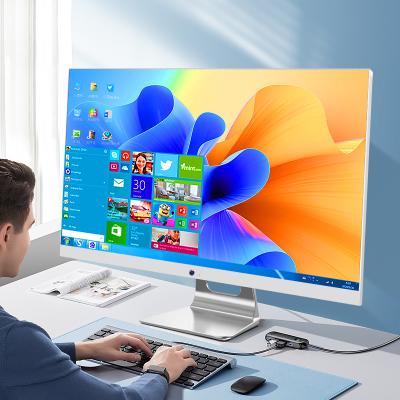 Cina PC All-in-One da 24" per Ufficio, Intel Core i7, 8GB RAM, SSD, Windows 10 in vendita