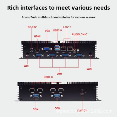 중국 무팬 산업용 미니 PC Intel Core i5 쿼드 코어 4GB DDR4 SSD 판매용