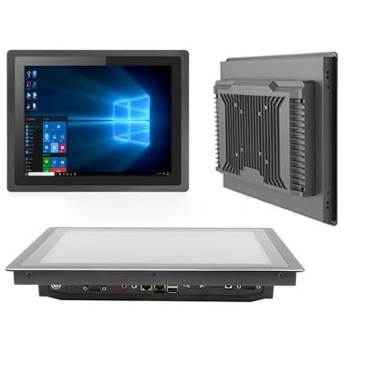 China 15 Inch Industrial Panel PC with J1900 I3 I5 I7 CPU and Touch Screen for sale
